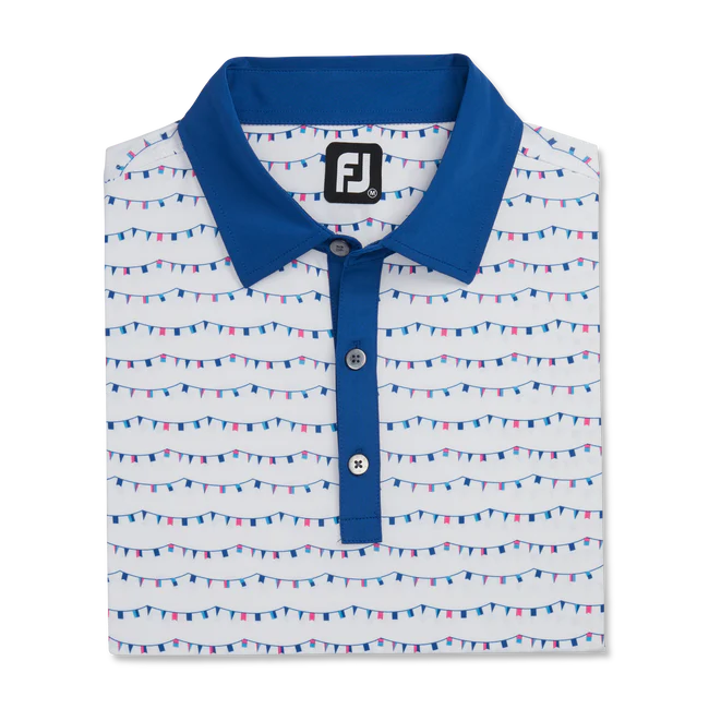 FootJoy Men's Polo Flag Banner Print 30247 – Golf 88